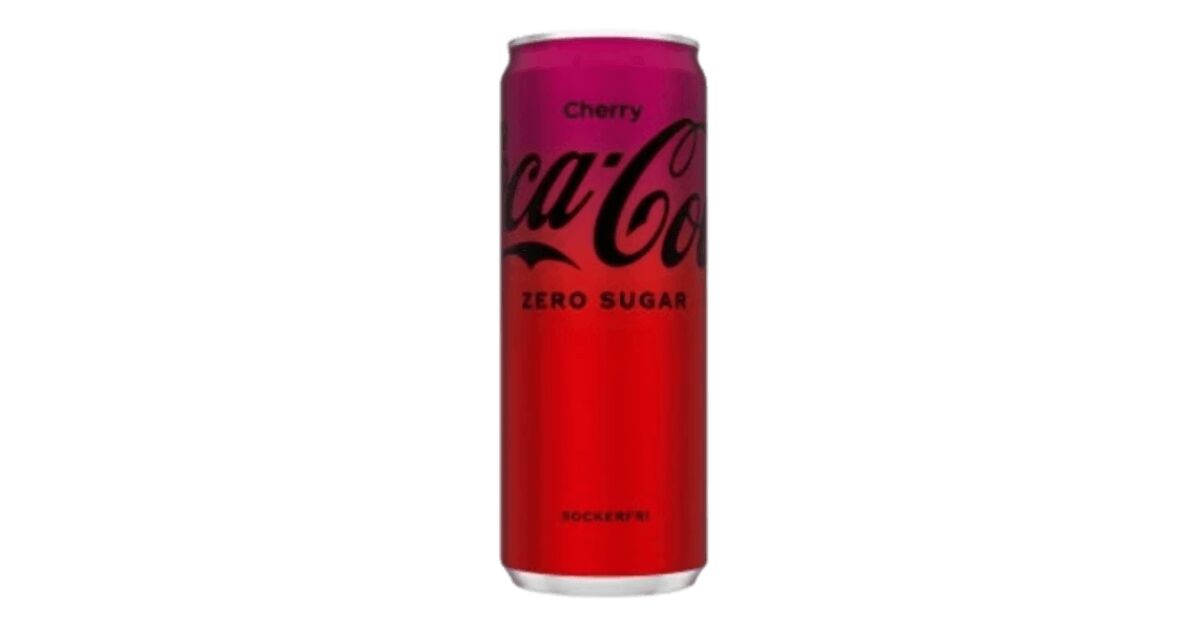 Coca-Cola Cherry Zero szénsavas üdítőital 330 ml cseresznye ízű ...