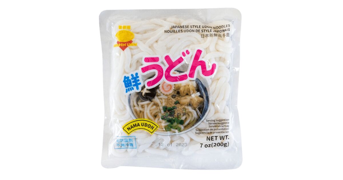 Tăiței udon proaspeți Golden Lion 200 g paste japoneze groase și ...