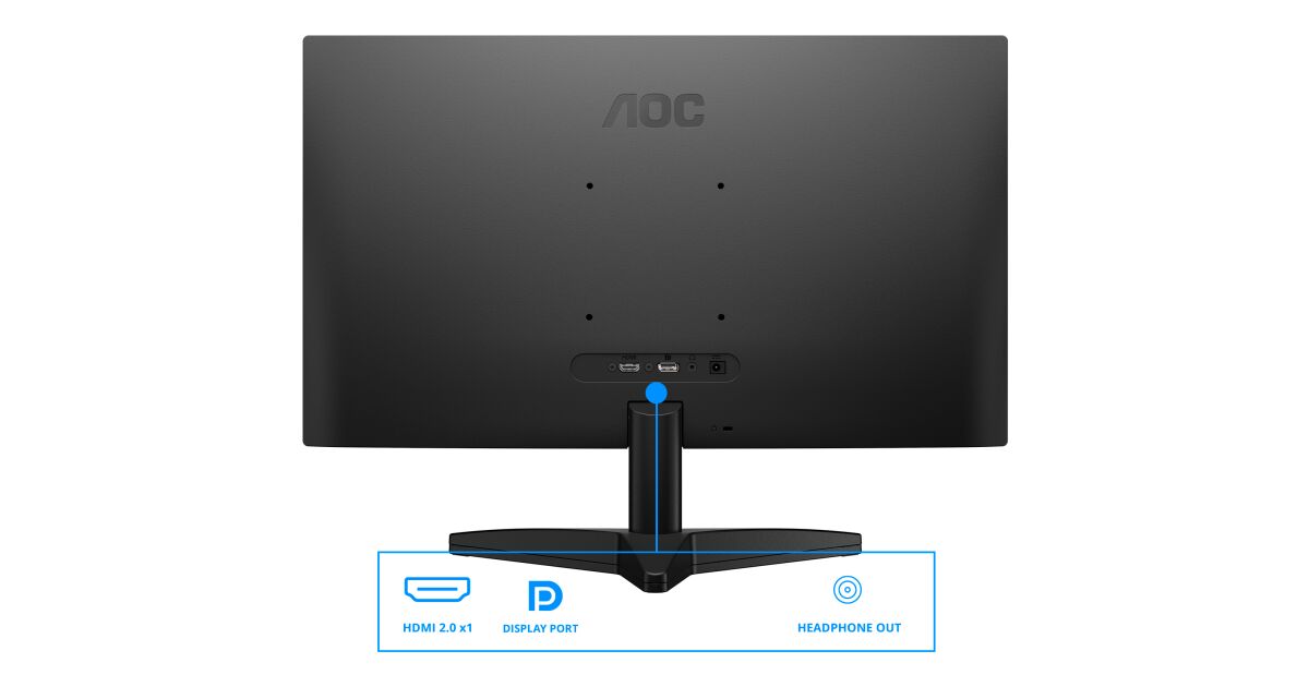 AOC B3 Q24B36X számítógép monitor 60,5 cm (23.8) 2560 x 1440 pixelek ...