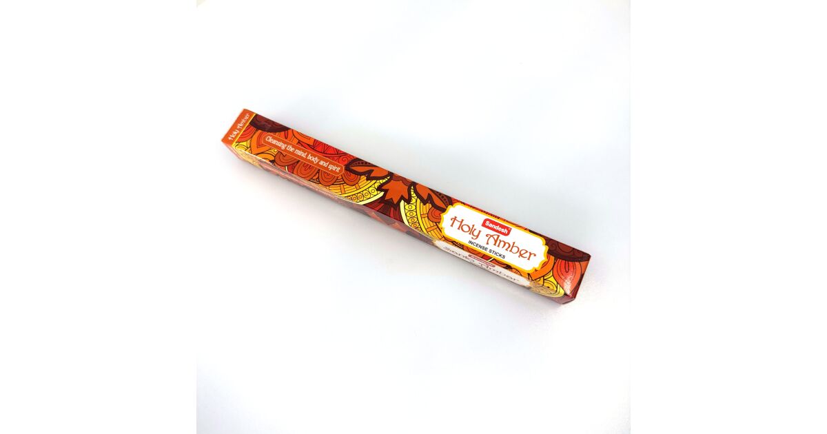 Sandesh Holy Amber (borostyán) - hexa füstölő | Pepita.hu