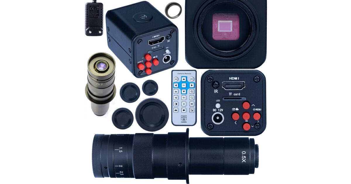 Sada Mikroskopu Norma Black Pro – Mikroskopická Kamera KMNBP‑HDMI 1080P ...