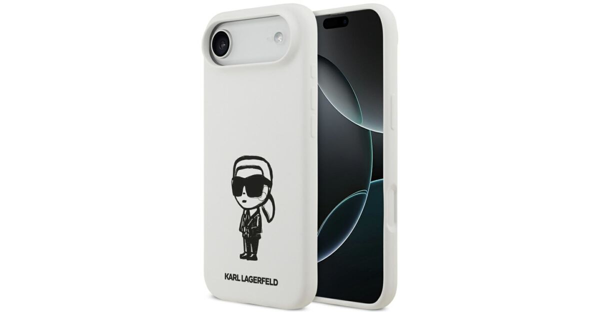 Karl Lagerfeld szilikon Karl Sketch & Logo MagSafe tok iPhone 17 Airhez ...
