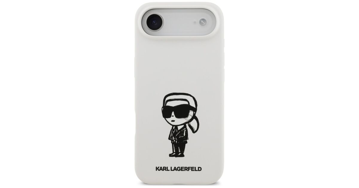 Karl Lagerfeld szilikon Karl Sketch & Logo MagSafe tok iPhone 17 Airhez ...