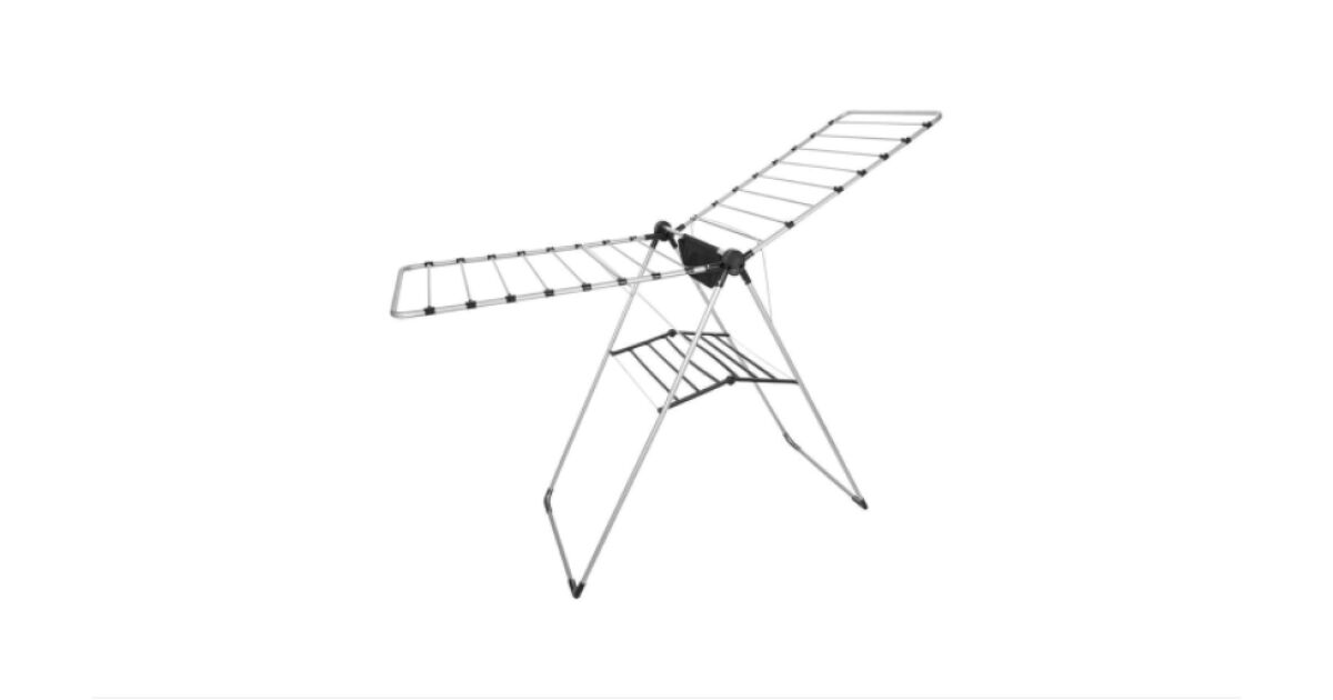 Uscator rufe Bianco, plastic cu cadru metalic, suprafata uscare 20m ...