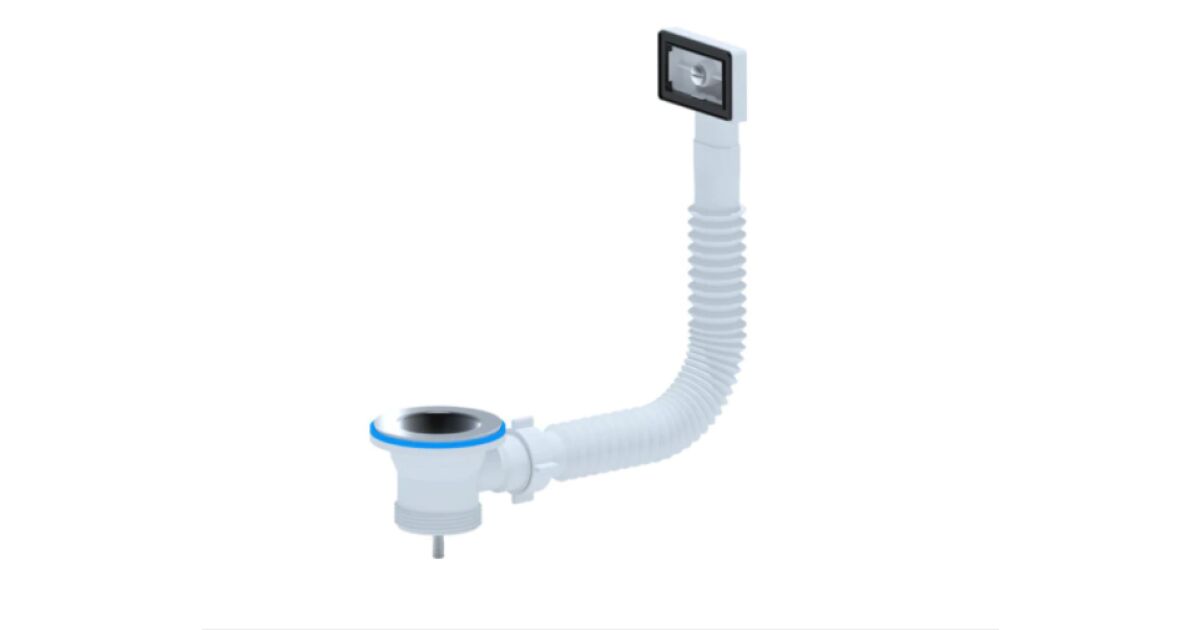 Sifon preaplin flexibil pentru chiuveta 1 1/2 cu corp vertical ...