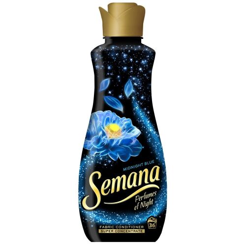 Mosóöblítő, SEMANA, Illat: Éjszaka Midnight Blue, 800 ml, 36 mosás ...