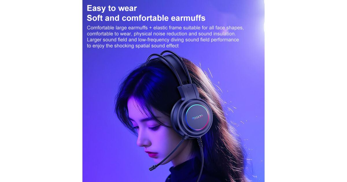Yesido - Wired Headphones (EK05) drôtové herné slúchadlá s mikrofónom ...