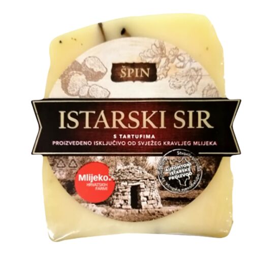 Istarski Sir Spin szarvasgombás keménysajt 230 g tehéntejből fekete ...