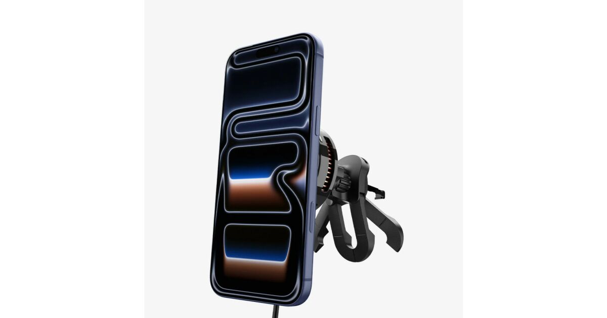 Spigen Essential Induktív Qi2.2 25W MagSafe autós szellőzőrács-tartó ...