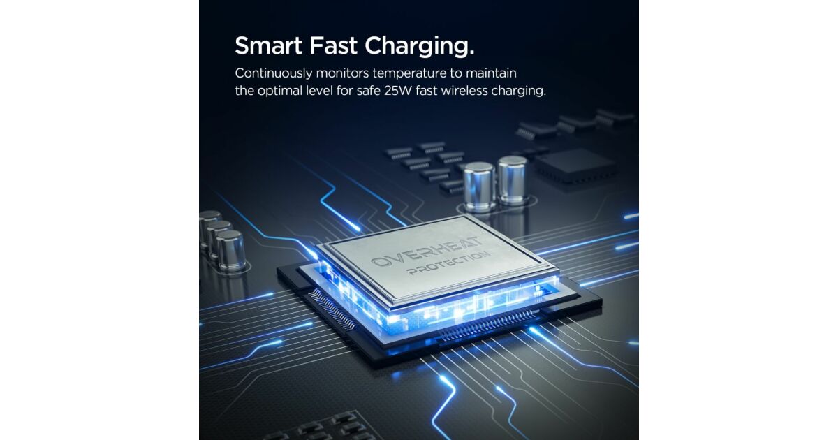 Spigen Essential Induktív Qi2.2 25W MagSafe autós szellőzőrács-tartó ...