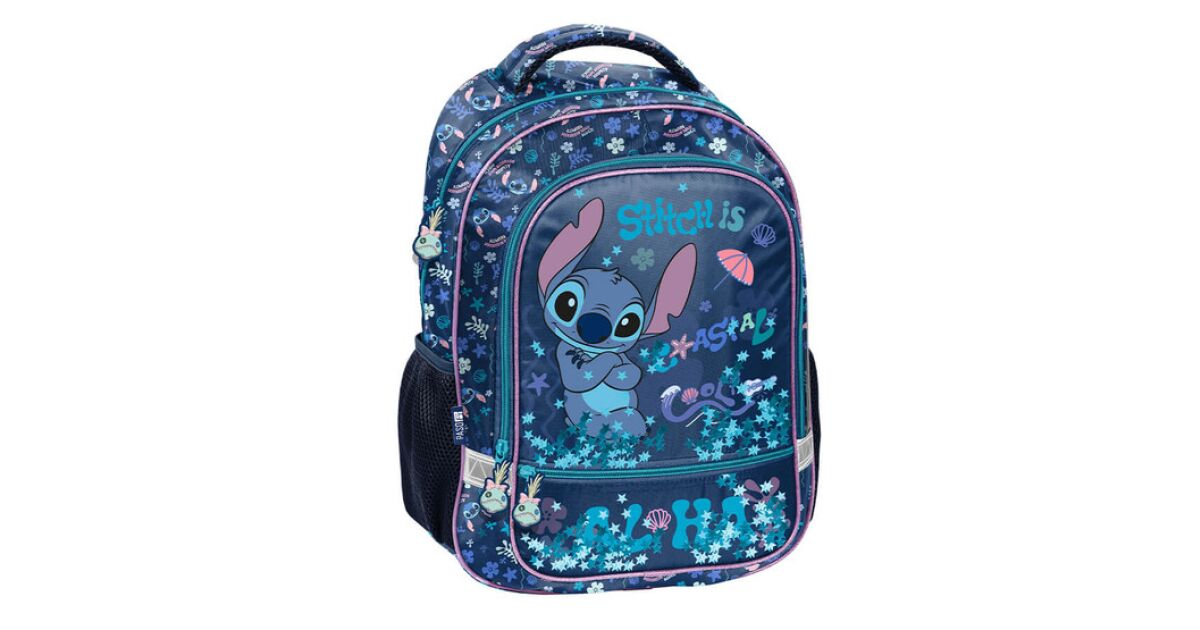 Disney - Stitch iskolatáska, hátizsák - 2 rekeszes - Cosatal Cool ...