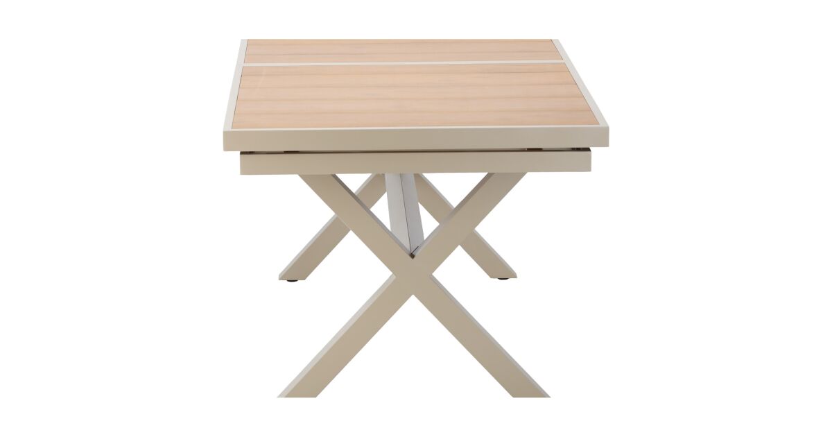 Alumínium kihúzható kerti asztal 180/240 × 90 × 76 cm | Pepita.hu