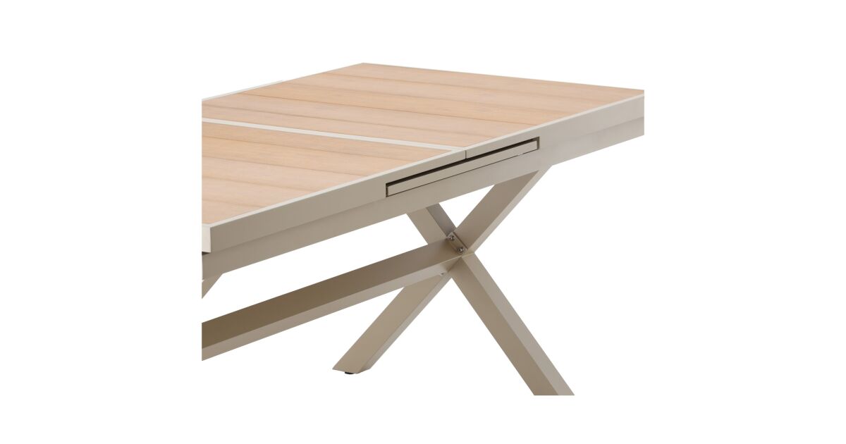 Alumínium kihúzható kerti asztal 180/240 × 90 × 76 cm | Pepita.hu