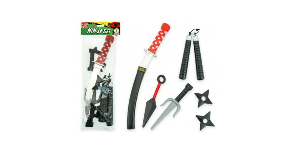 Ninja Fegyver Készlet - tanto, sai, nunchaku, dobófegyverek | Pepita.hu
