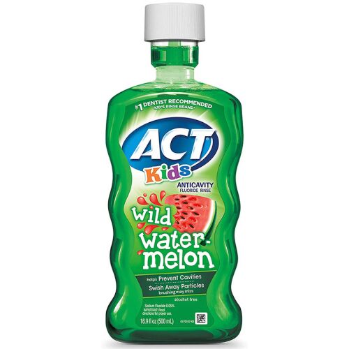 Apa de Gura pentru Copii, Act, Wild Watermelon, cu Fluor, fara Alcool ...