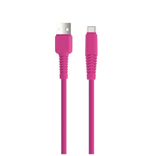 Setty USB–USB-C kábel 1,5 m 2 A KSA-C-1.526 rózsaszín | Pepita.hu