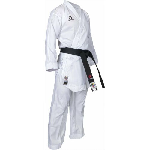 Karate Gi Suit Air Deluxe, WKF jóváhagyott, Hayashi, fehér-szürke, L ...