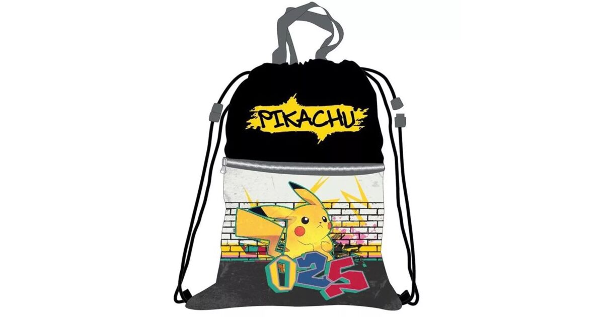 Pokémon Electric Bolt Deluxe sporttáska, tornazsák 45 cm | Pepita.hu
