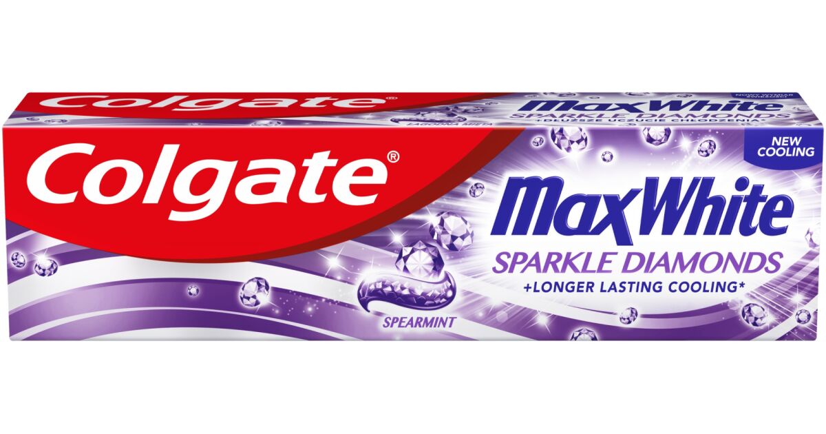 COLGATE Max White Sparkle Diamonds Pasta do zębów wybielająca 75 ml ...