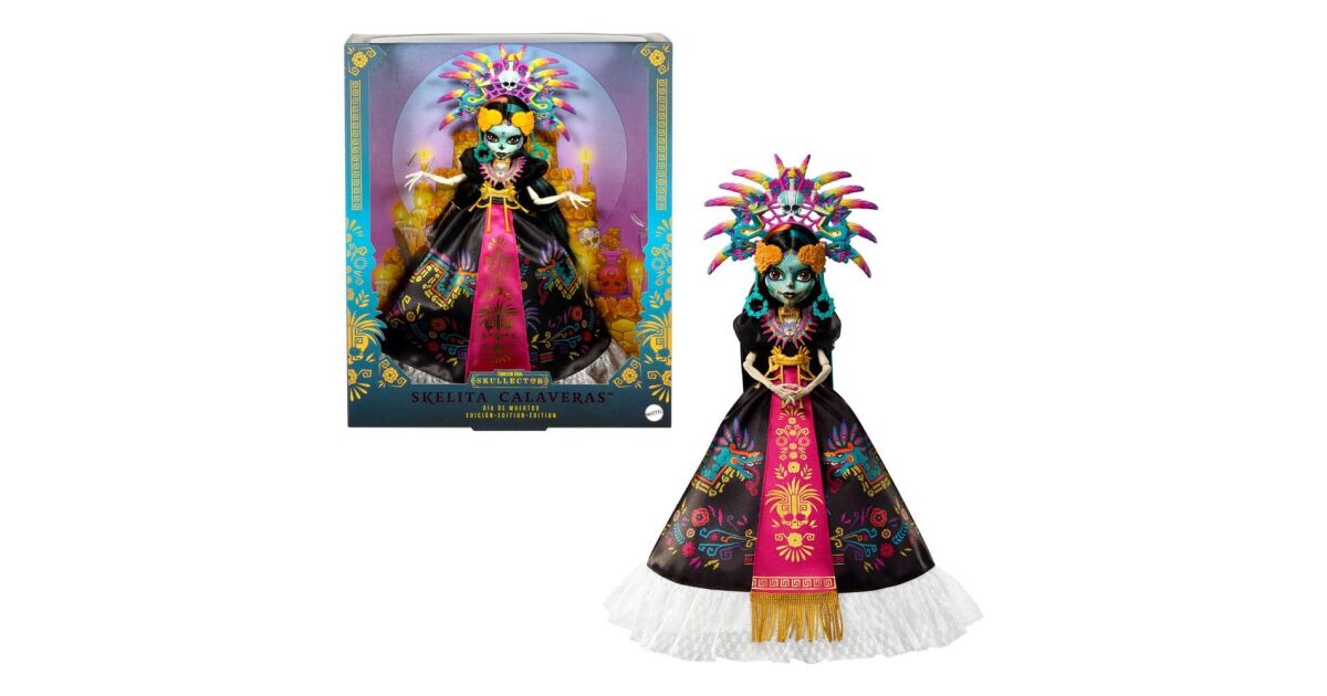 MONSTER HIGH SKULLECTOR BABA SKELITA CALAVERAS - DIA DE MUERTOS KIADÁS ...