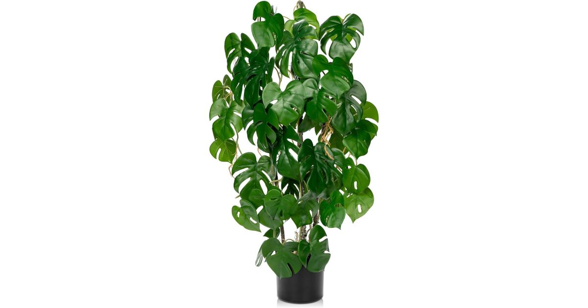 Sztuczna Roślina Philodendron Dekoracyjna Zielona 76 cm Realistyczna ...