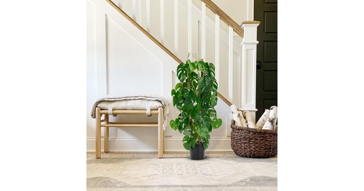 Sztuczna Roślina Philodendron Dekoracyjna Zielona 76 cm Realistyczna ...
