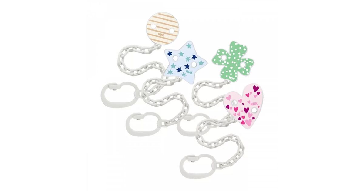 NUK Schnullerkette, rosa | Pepita.com