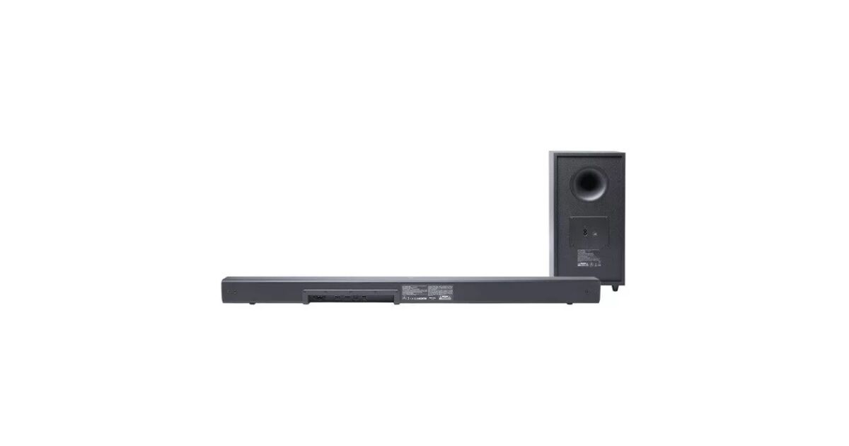 JBL SB580 BLKEP 3.1 Kanal Soundbar Schwarz + Kabelloser Subwoofer ...