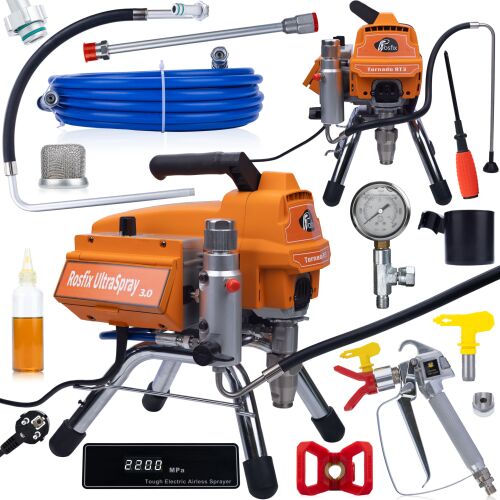 Mașină Airless de Vopsit Tornado RT3 UltraSpray - Motor Brushless 2200W ...