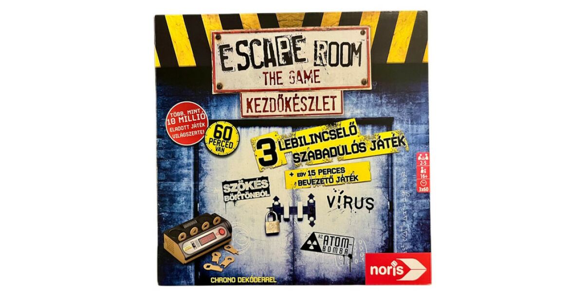 Escape Room - The Game kezdőkészlet társasjáték (606102034006) - SÉRÜLT ...