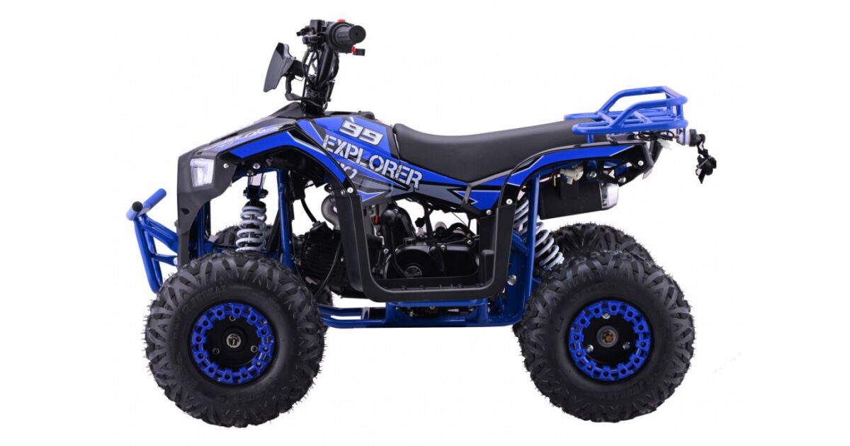 Quad Benzină 110CC EXPLORER - Albastru | Pepita.com