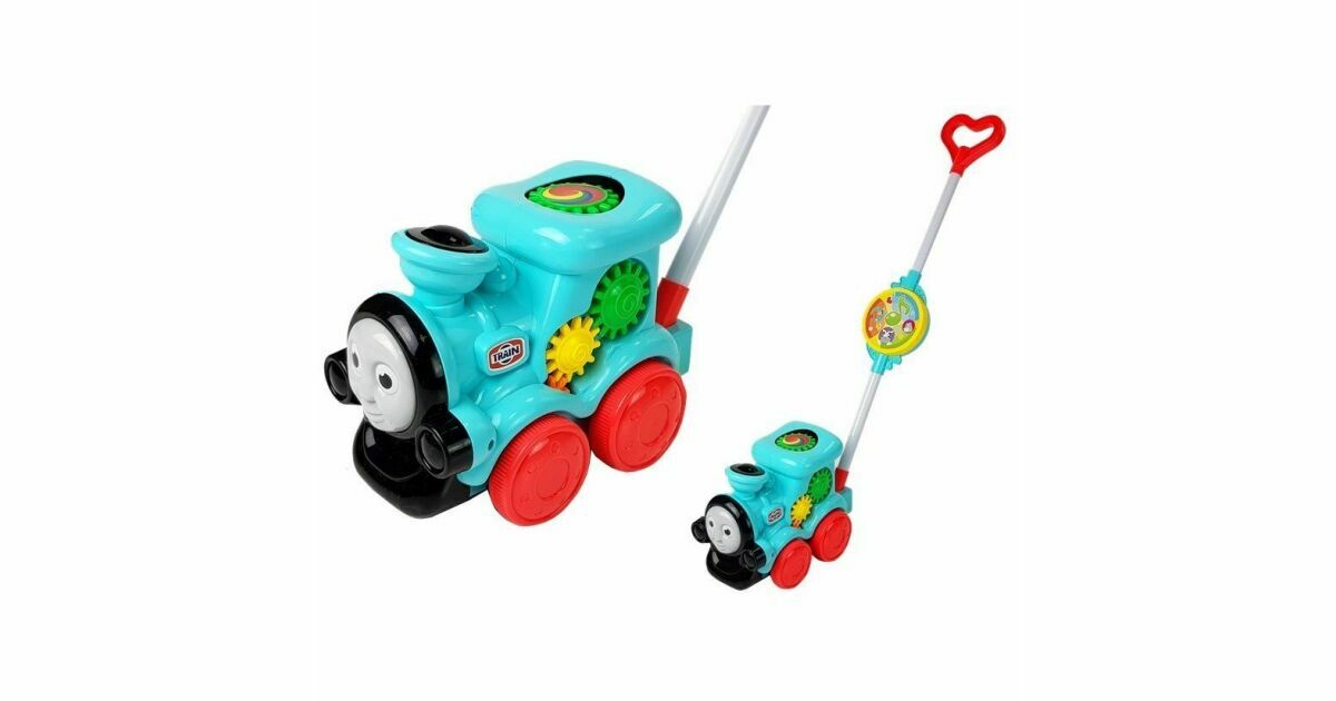 Jucărie de Împins Interactivă Trenuletul Magic, cu Aripi Mobile și ...