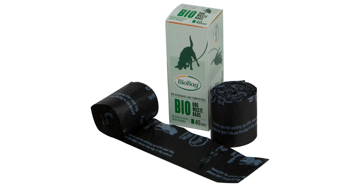 BioBag, kutyapiszkos zsákok, 100%-ban biológiailag lebomló és ...