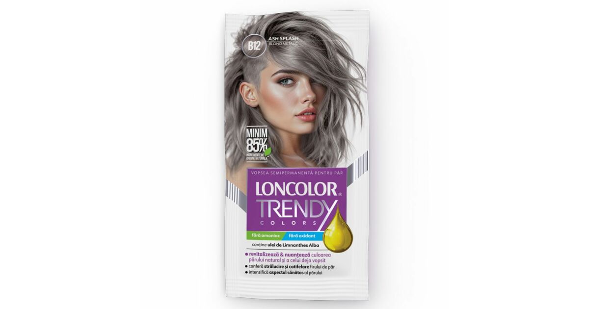 Loncolor Trendy Nuantator B12 Gri Coldwaves 2 X 25 ml | Pepita.com
