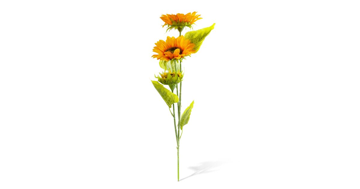 Dekoration, künstliche Sonnenblume, 90 cm, mit 3 Blüten | Pepita.com