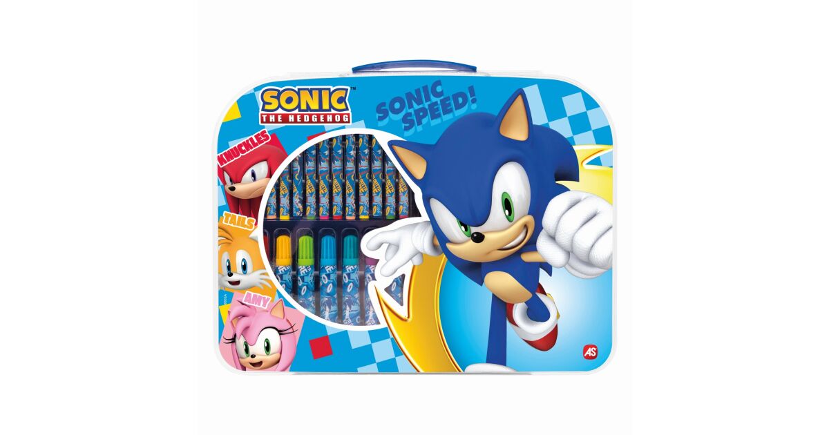 TAŠKA NA KRESLENIE ART CASE SONIC THE HEDGEHOG | Pepita.com