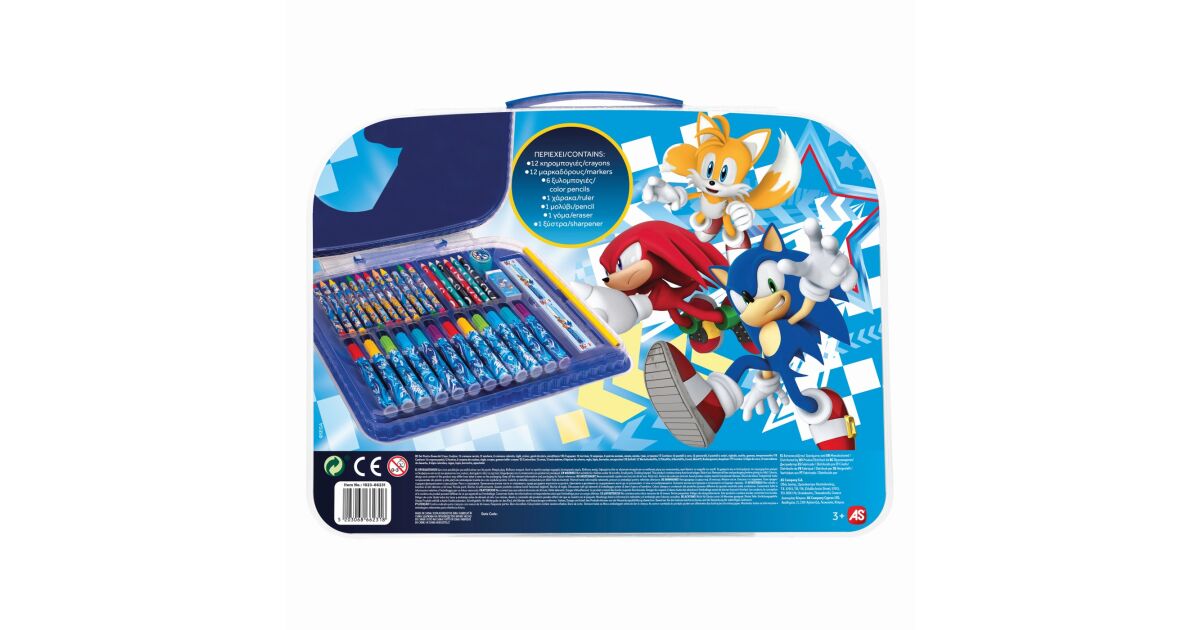 TAŠKA NA KRESLENIE ART CASE SONIC THE HEDGEHOG | Pepita.com