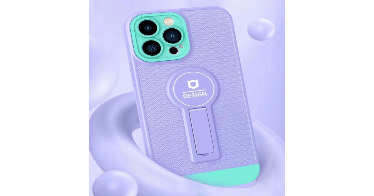 Armor Design Hülle mit Ständer für Samsung Galaxy A03, Lila/Blau ...