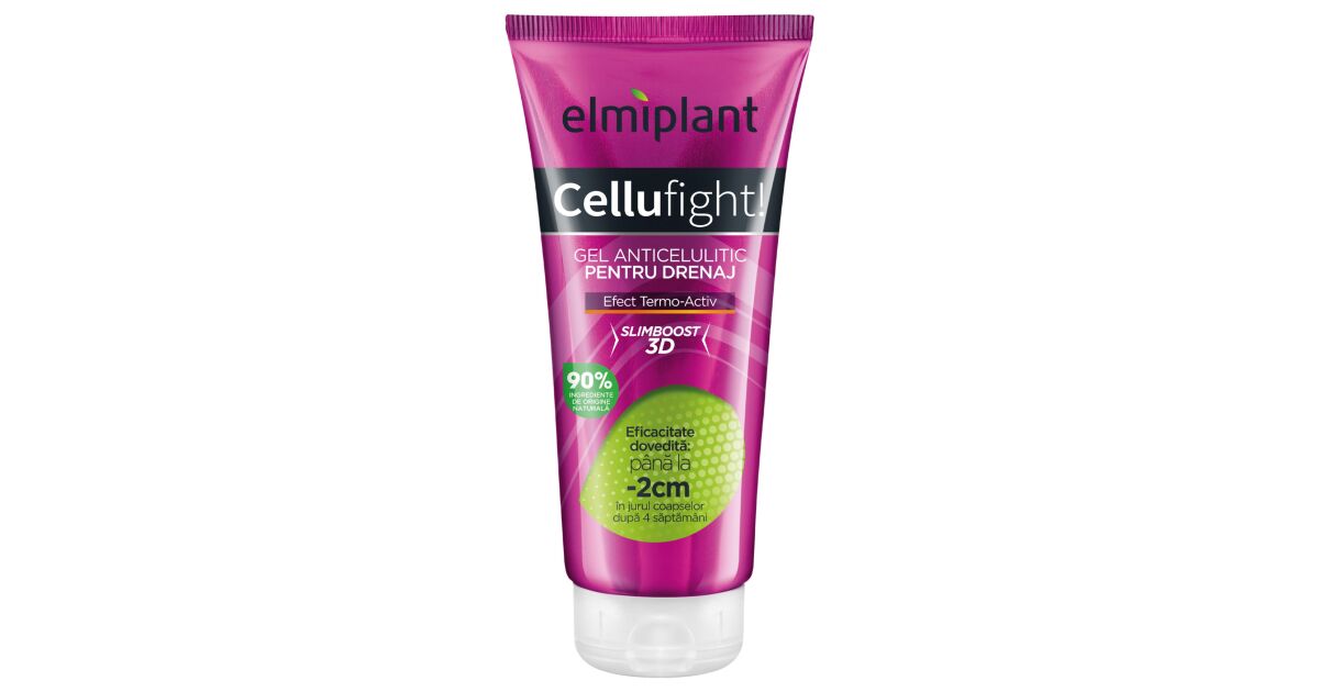 Gel Anticelulitic Pentru Drenaj, Elmiplant, Cellufight, 200 ml | Pepita.com