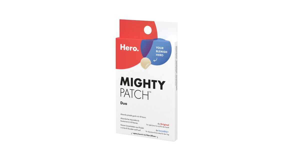 Hydrokoloidné náplasti proti akné Hero Mighty Patch Duo na liečbu ...