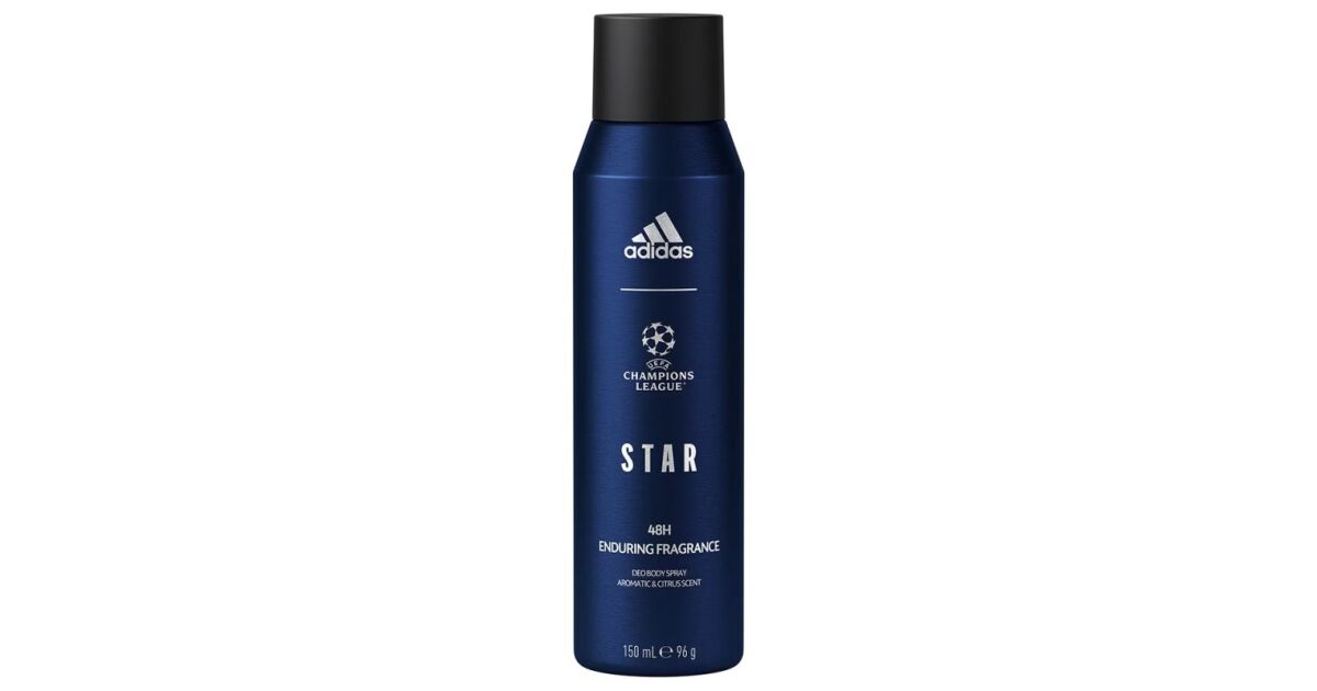 Men's Deodorant Spray, Adidas, Champions League Star, Enduring ...