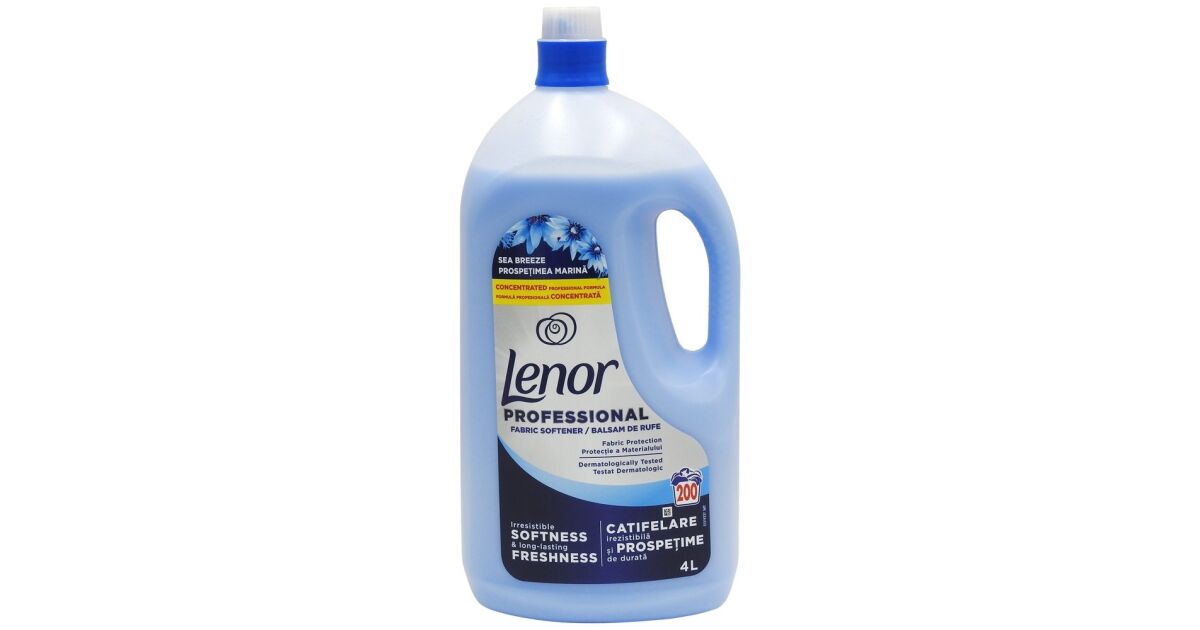 Weichspüler für Wäsche, LENOR, Professional Prospetimea Marina, 4 L ...
