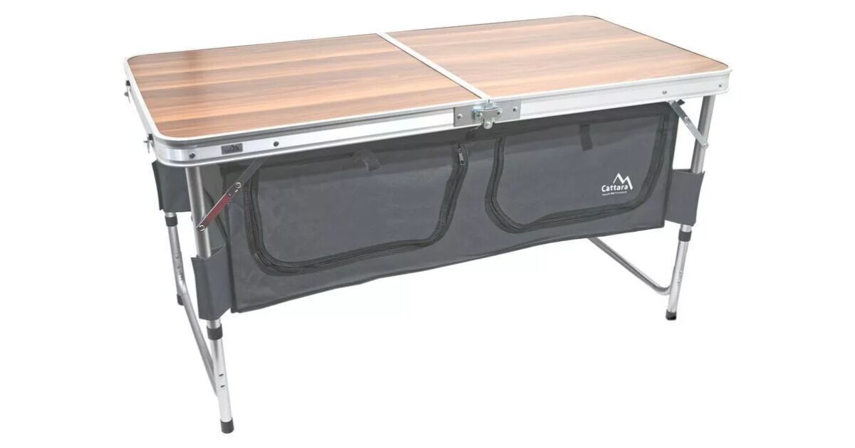 Cattara BLED skladací kempingový stôl 60 × 120 × 70 cm | Pepita.com