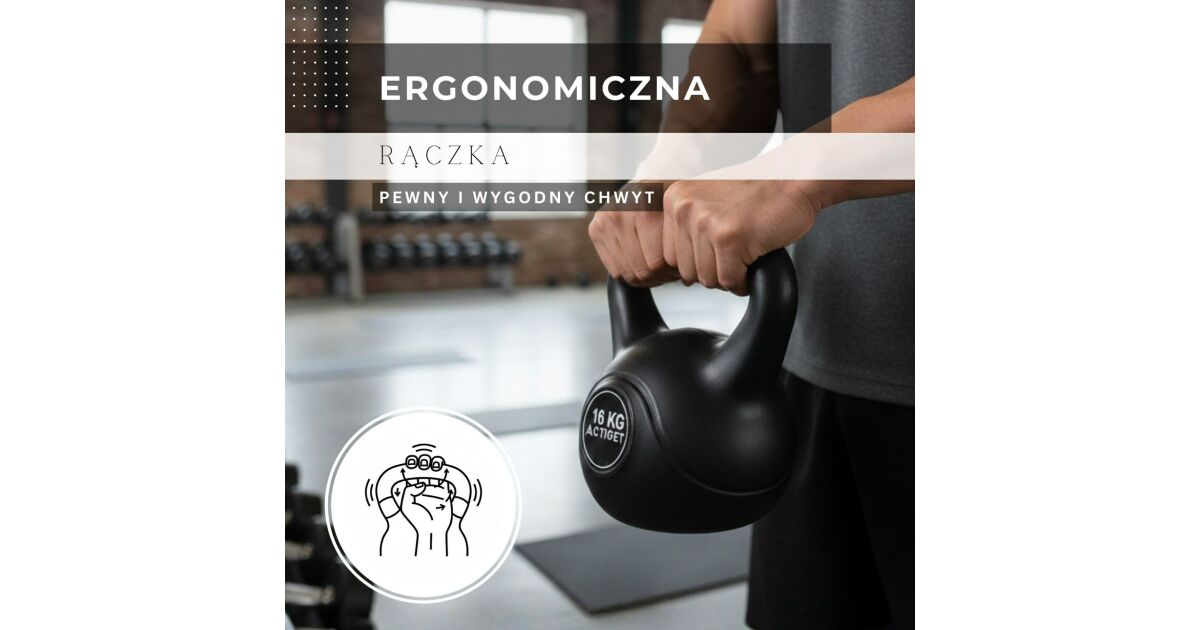 Ciężar kettlebell Act0086 16 kg | Pepita.com
