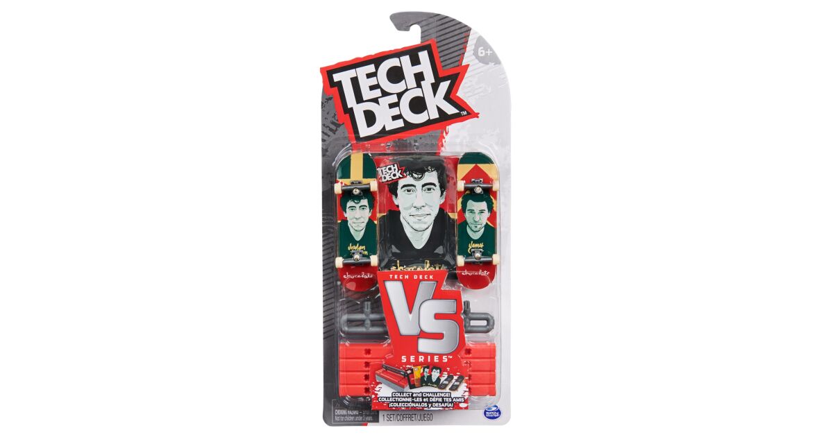 TECH DECK SET MIT HINDERNIS FINGERBOARD JAMES | Pepita.com