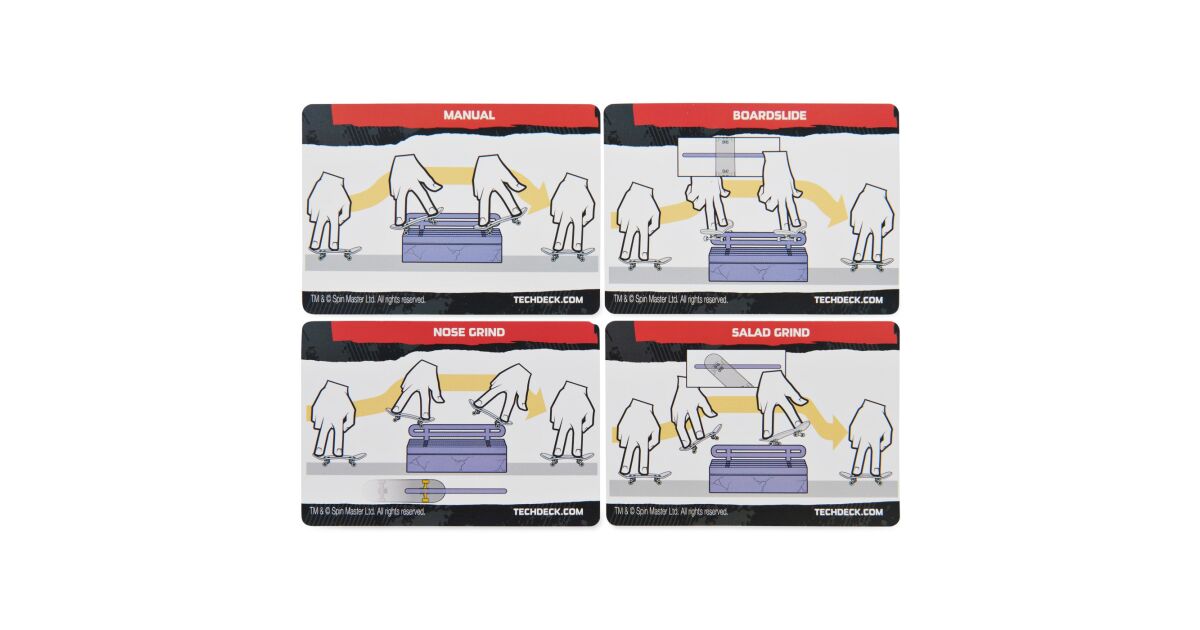 TECH DECK SET MIT HINDERNIS FINGERBOARD JAMES | Pepita.com