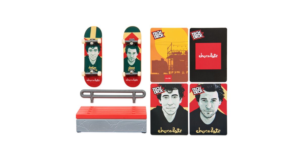TECH DECK SET MIT HINDERNIS FINGERBOARD JAMES | Pepita.com