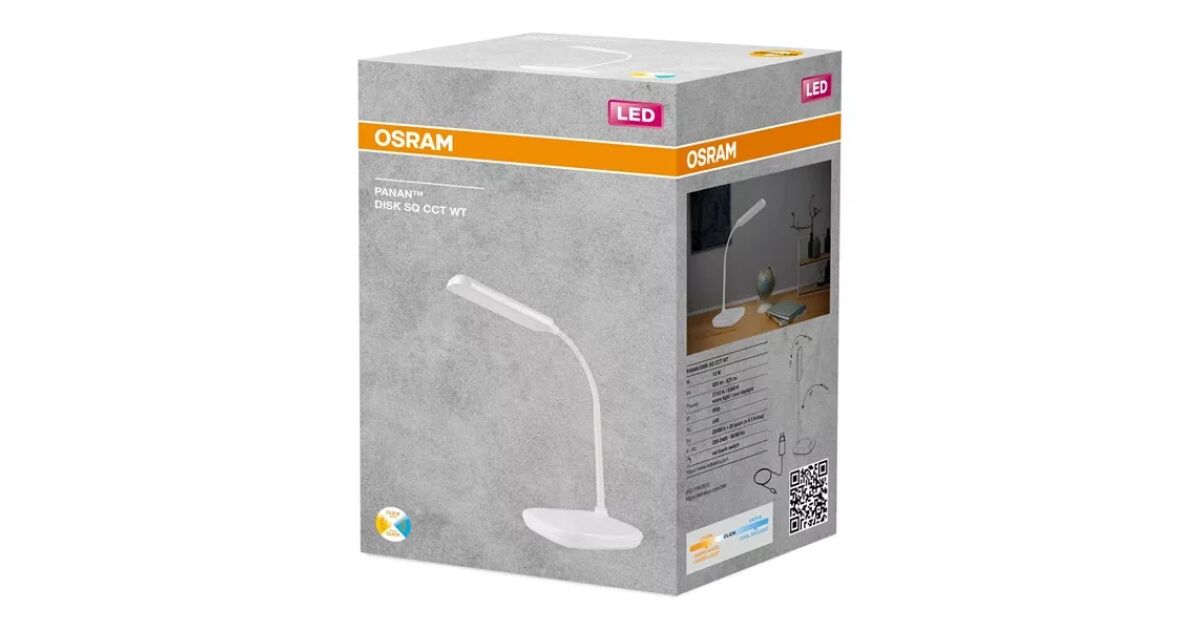 Osram fehér sq.12W CCT asztali lámpa | Pepita.hu