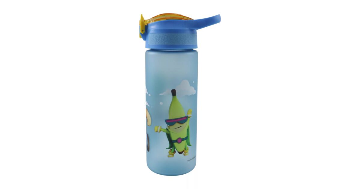 Stumble Guys Hut, sticlă de băut din plastic mat cu pai, 600 ml ...