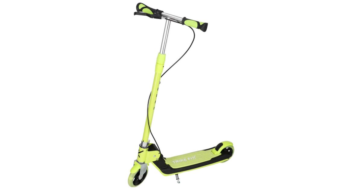 Hulajnoga dla dzieci TRIKE FIX dwukołowa LED składana podwójne hamulce ...